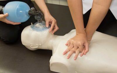 CPR with Ambu Bag Ventilations